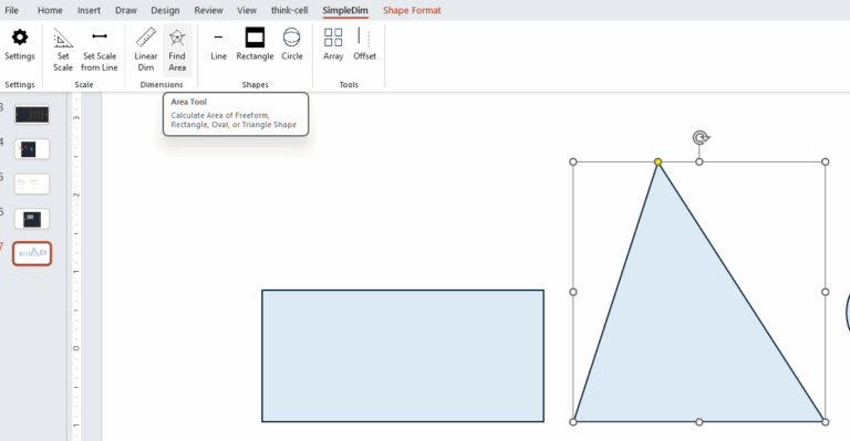 How To Measure Area Of A Shape In Powerpoint - SimpleDim